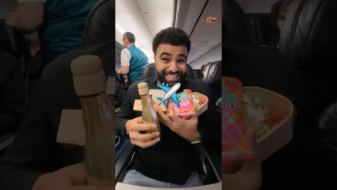 Trying every meal on my flight