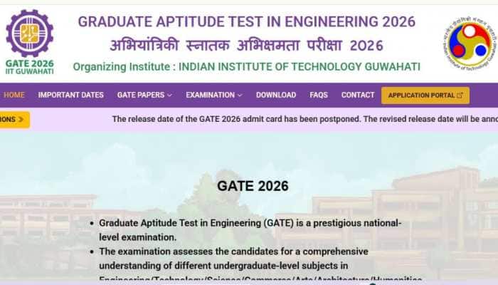GATE 2026 admit card to be out soon at gate2026.iitg.ac.in - check ...