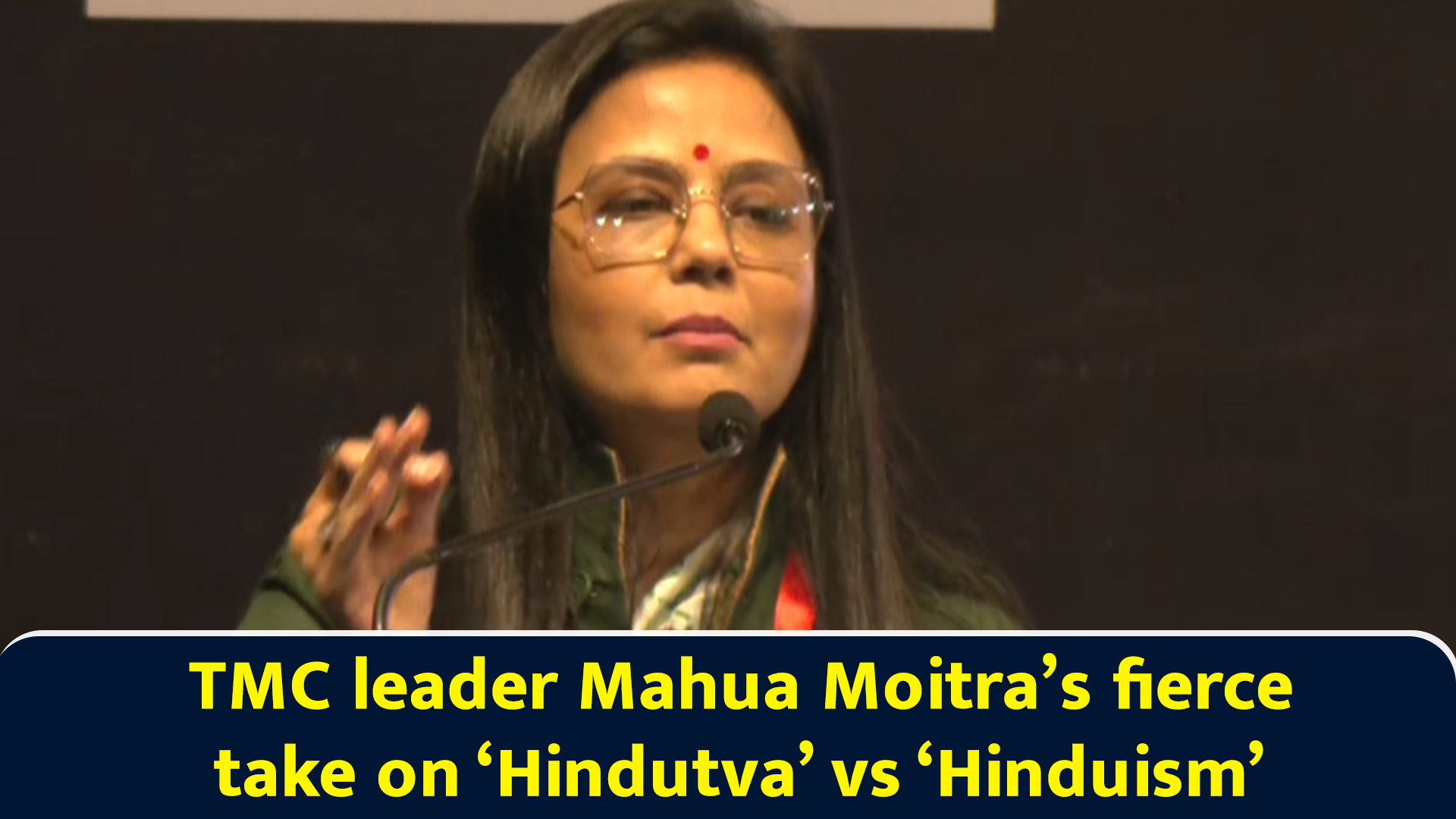 TMC leader Mahua Moitra’s fierce take on ‘Hindutva’ vs ‘Hinduism’ debate