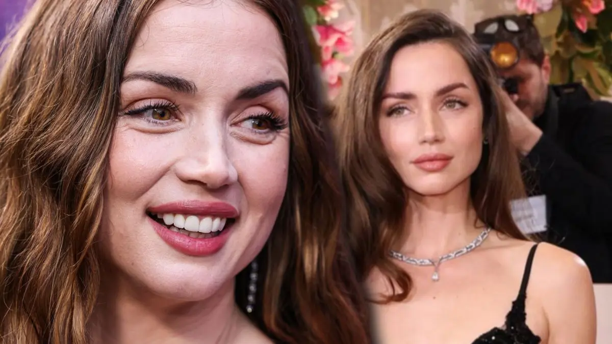 Ana de Armas turns up the heat in a high-slit black dress at the 2026 ...