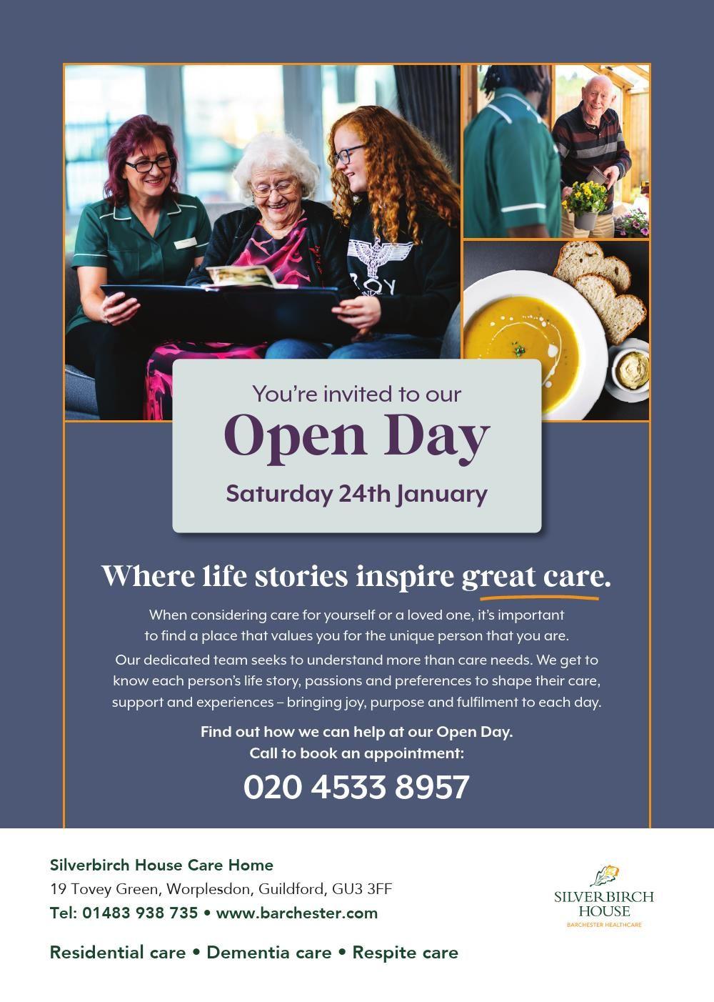 Surrey care home to hold open day