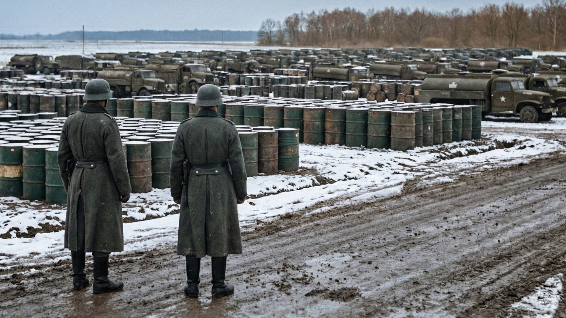 German colonel captured 50.000 gallons of US oil and it completely ...