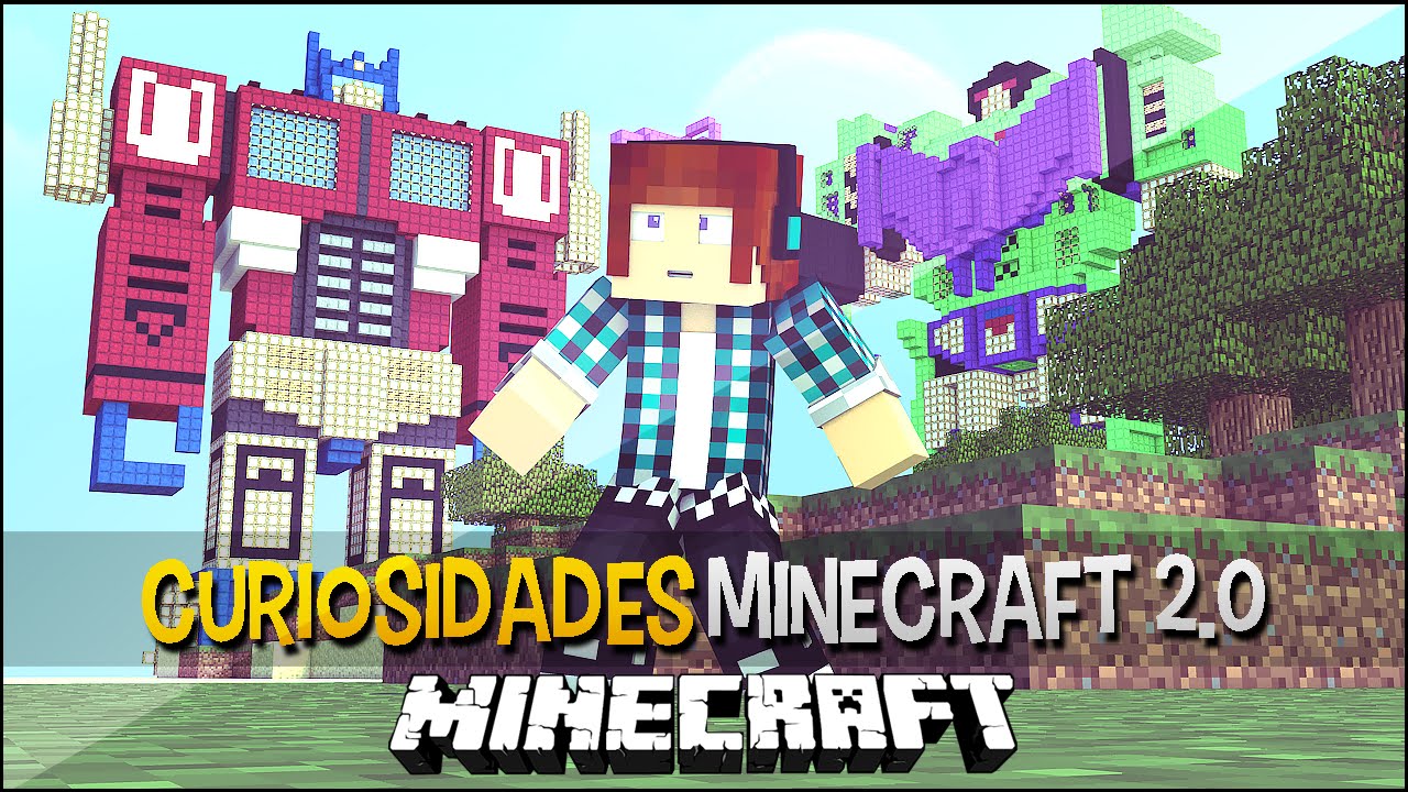Minecraft curiosidades 2.0 - Transformers no Minecraft sem mods!