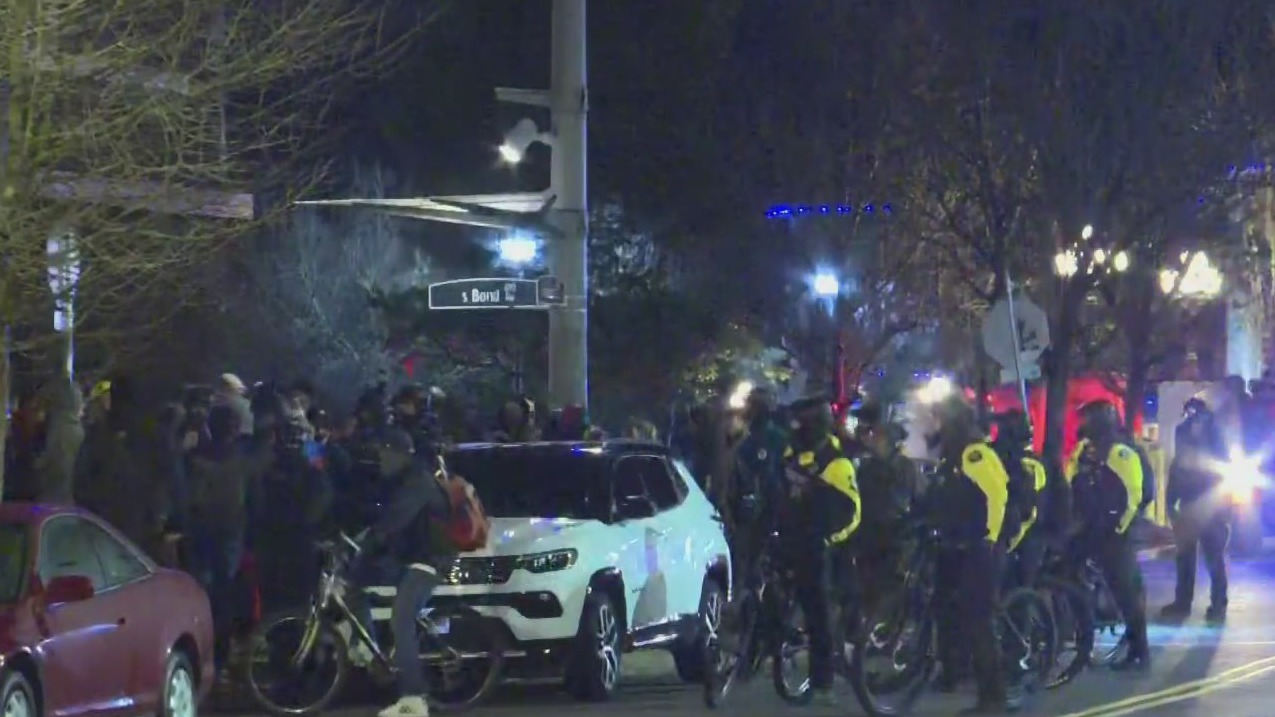 Two women wanted by police arrested at Portland ICE protest