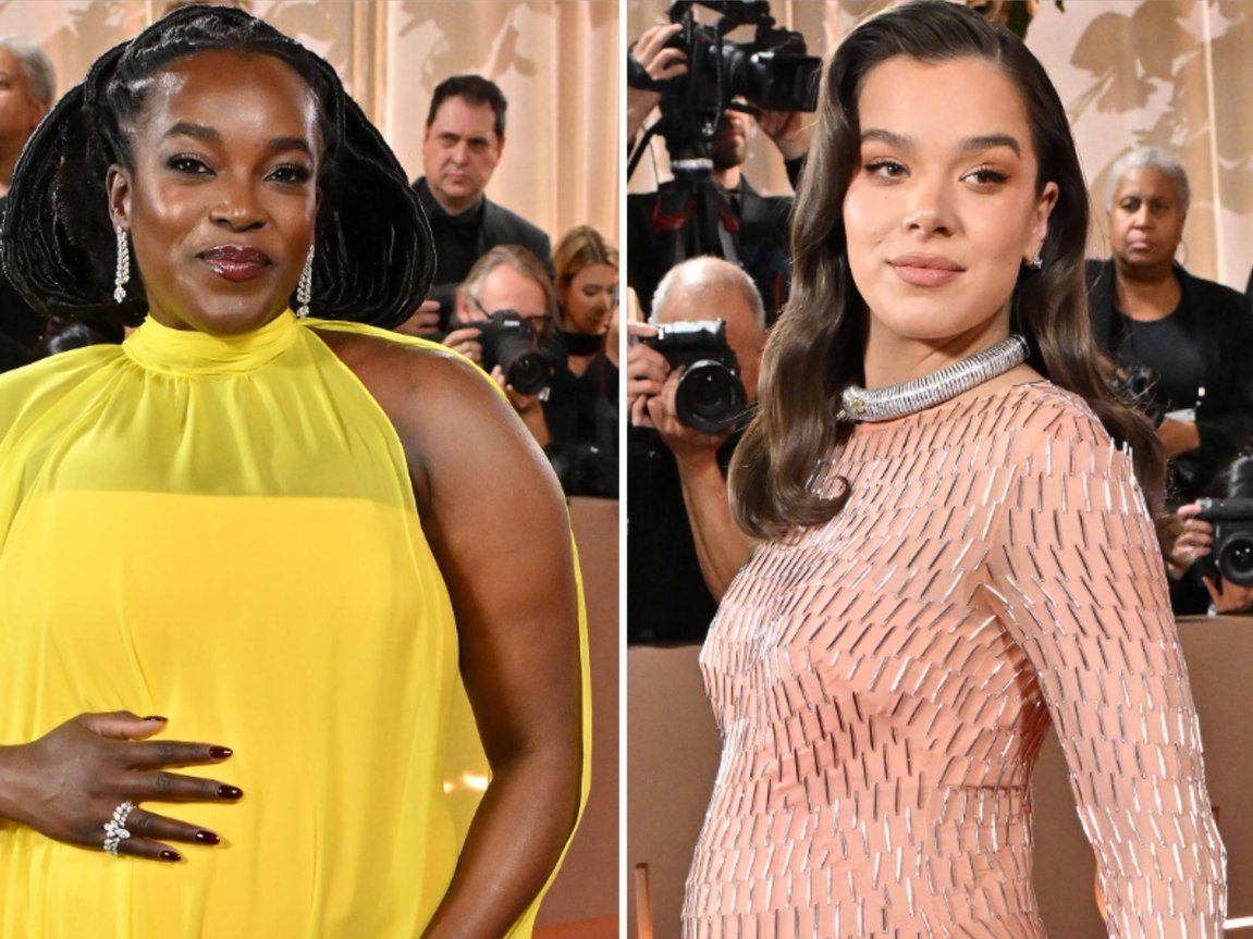 Wunmi Mosaku and Hailee Steinfeld: With baby bumps at the Golden Globes