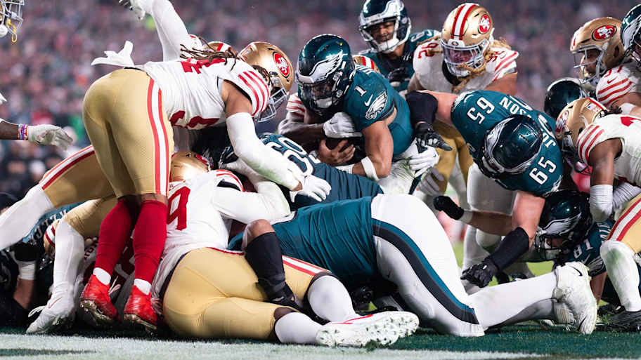 Eagles, 49ers trending in opposite directions on injury front before clash