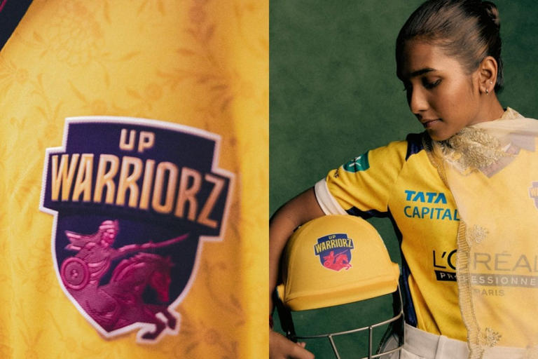 Tradition Meets The Crease: UP Warriorz's New Jersey Showsoff Banarasi ...
