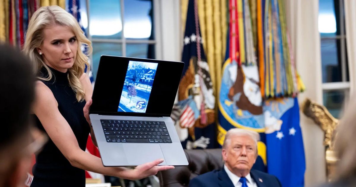 Trump’s new blonde aide Natalie Harp sparks affair rumors online