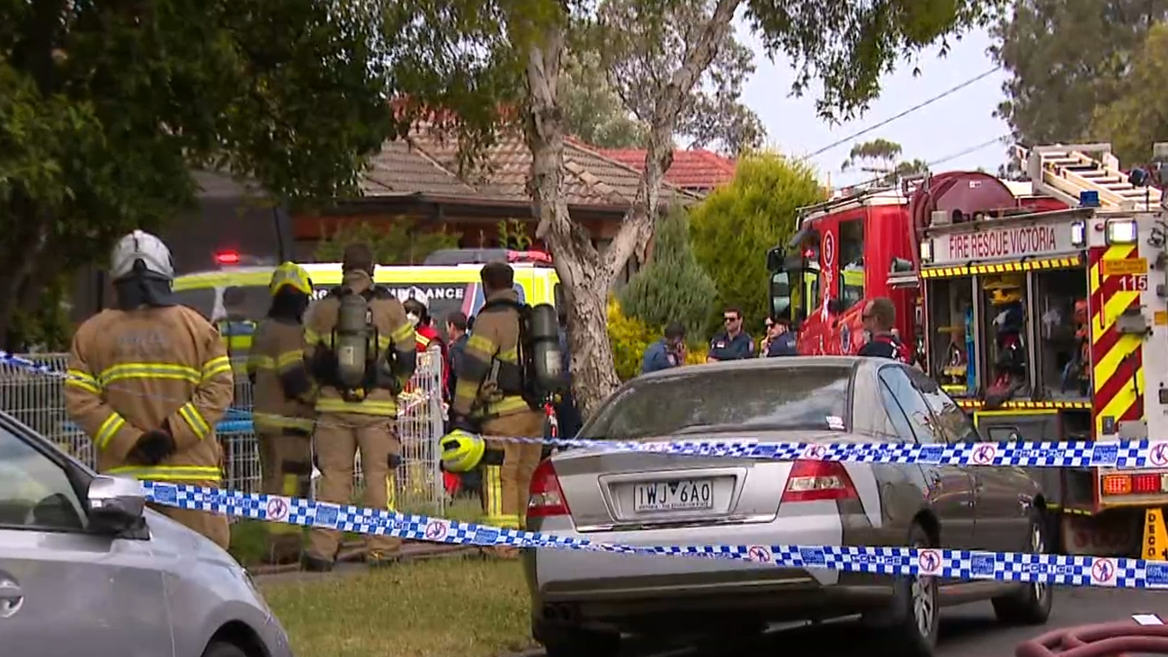 Toddler killed, man injured in Melbourne house fire