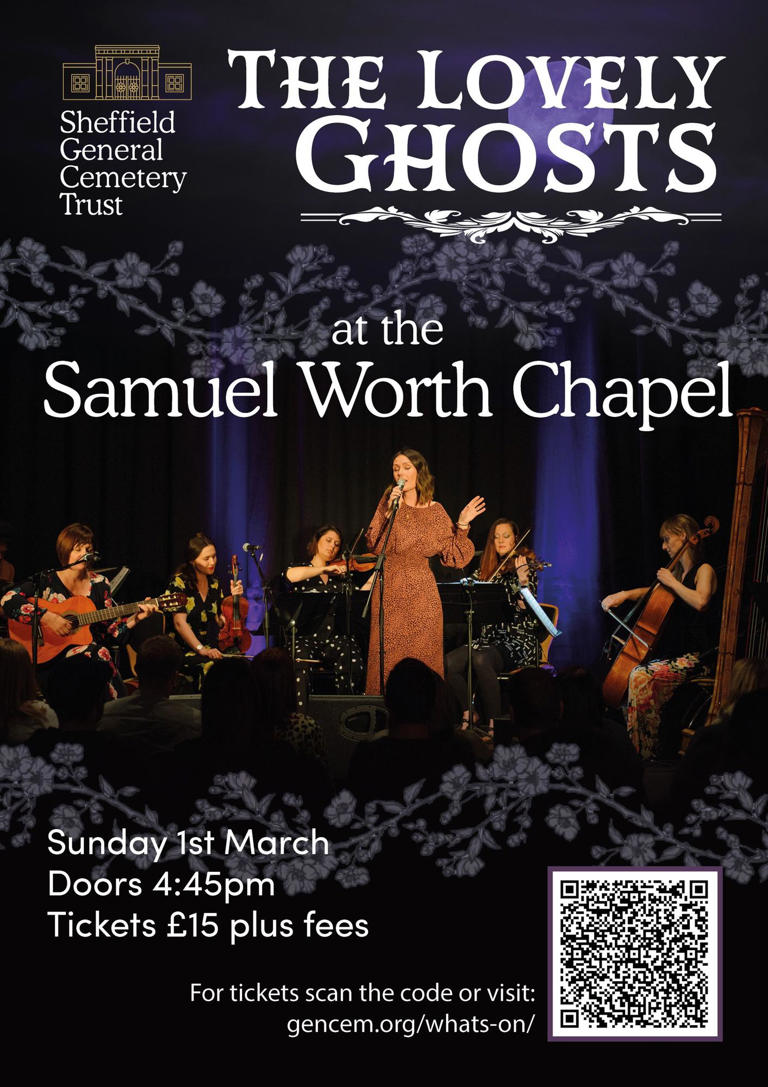 Lovely Ghosts debut performance at Sheffield General Cemetery