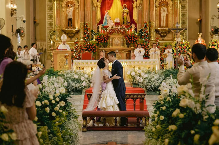 Look: Former Miss Earth Jamie Herrell, Matthew Manotoc tie the knot in Cebu