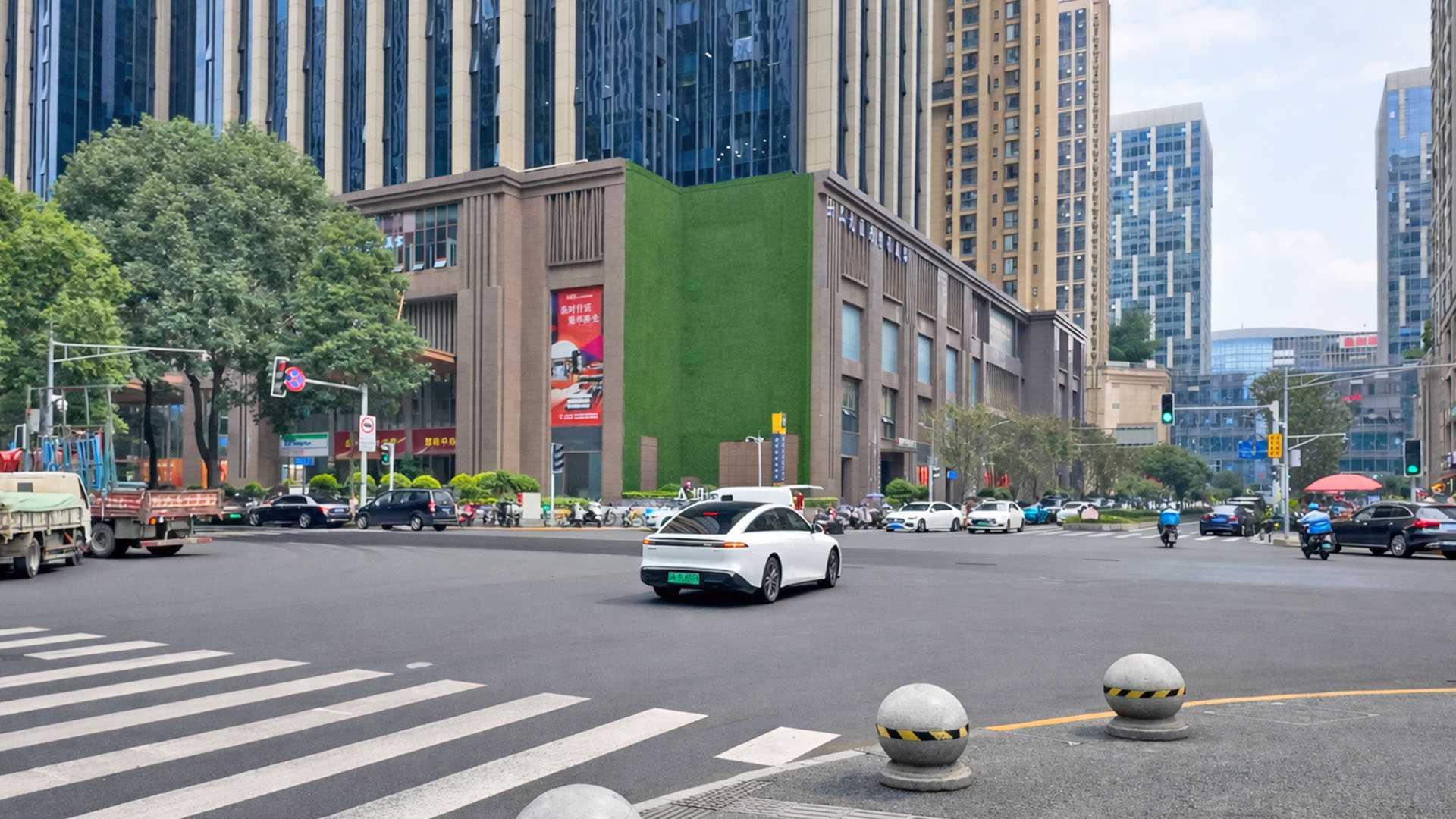 Spacer po spokojnych ulicach Chengdu