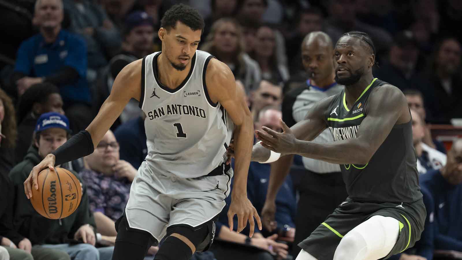 Timberwolves’ Julius Randle sends savage message to Victor Wembanyama ...