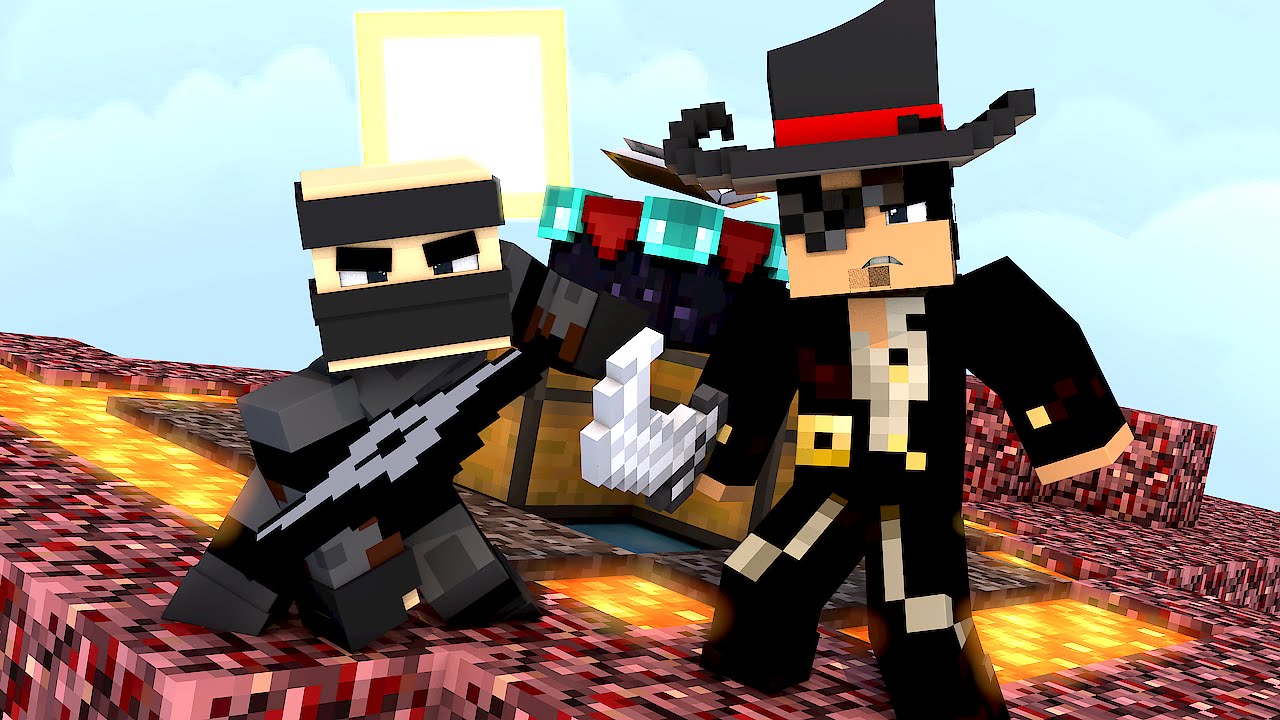 Minecraft: Ninjas vs piratas - batalhas SkyWars