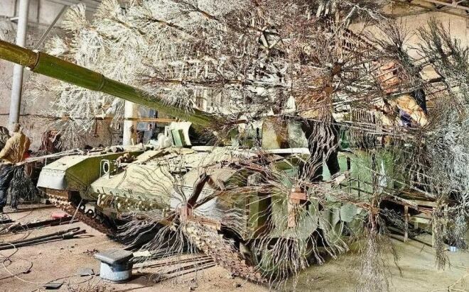 Russia unveils 'Dandelion tank' to counter drone threats