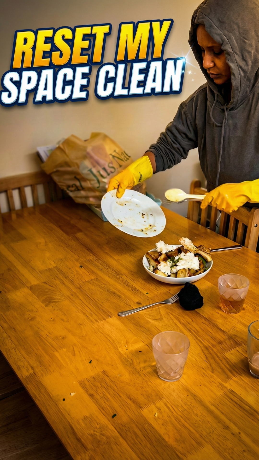 Clean with me resetting my space