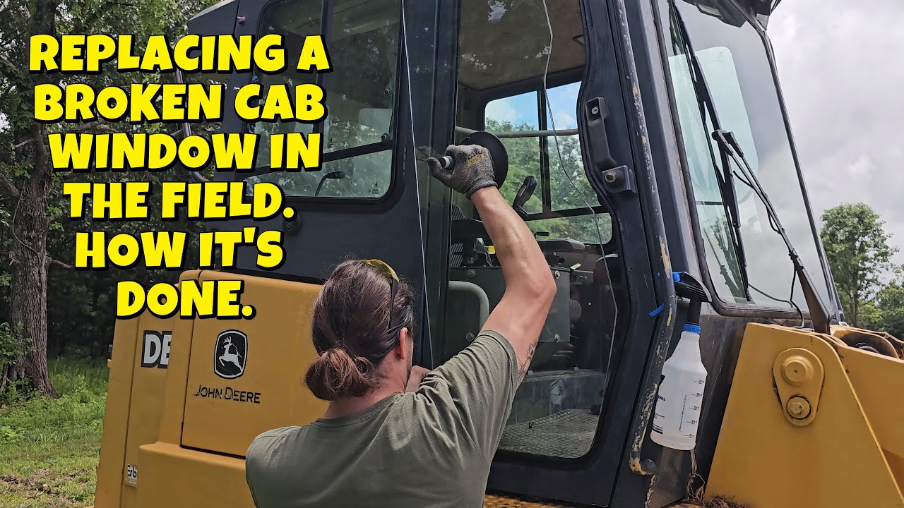 Replacing broken glass in the field – how it’s done!