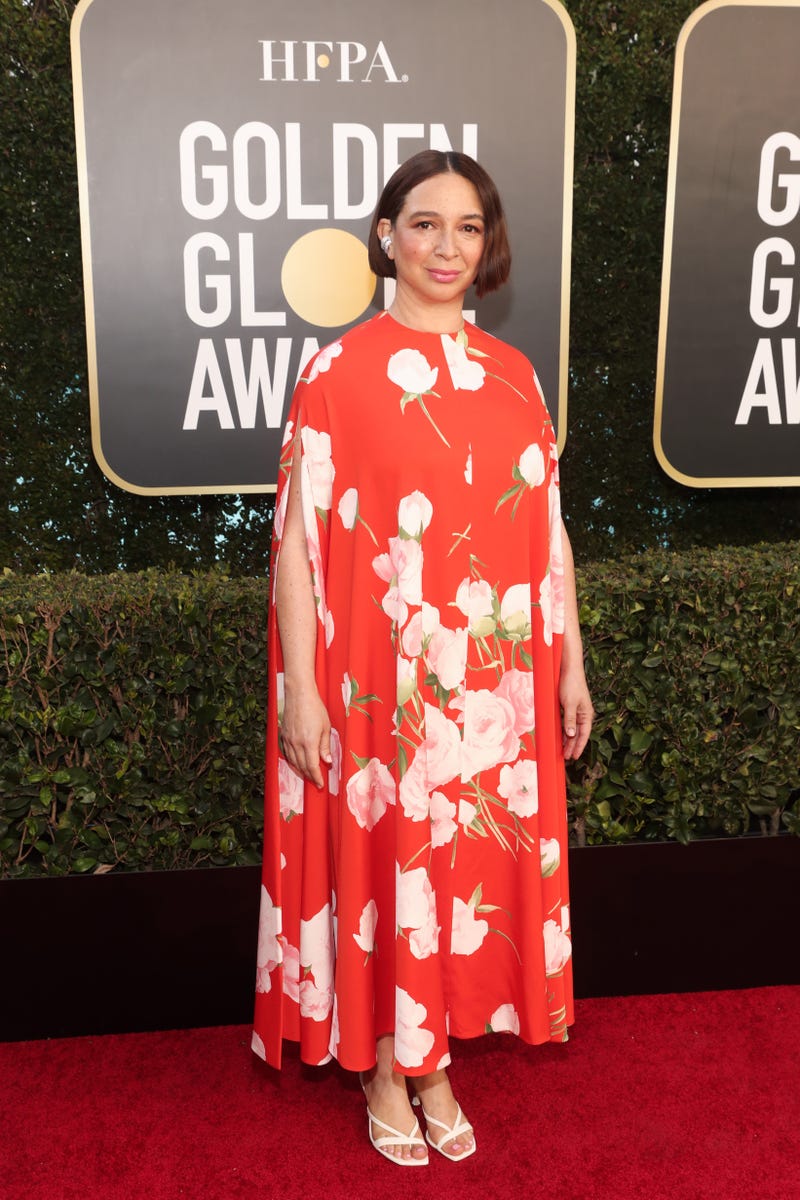 Maya Rudolph shines in Chanel while supporting partner Paul Thomas ...