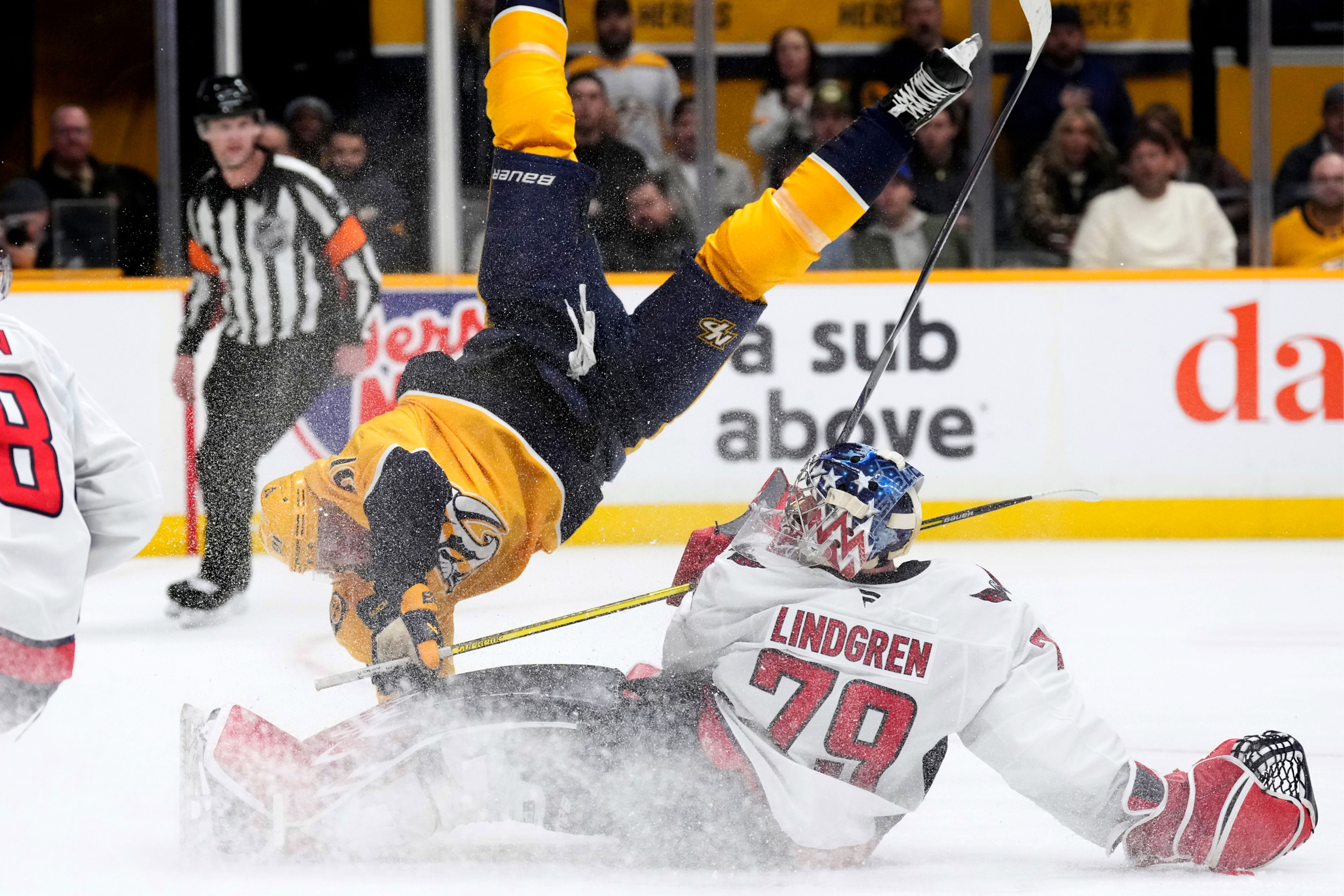 Roman Josi's goal, 2 assists lead Predators over Capitals 3-2