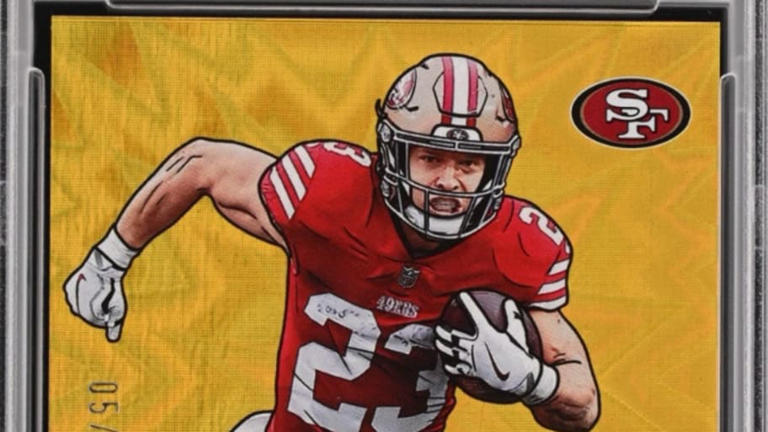 Christian McCaffrey's top 4 49ers' cards could climb in price after ...