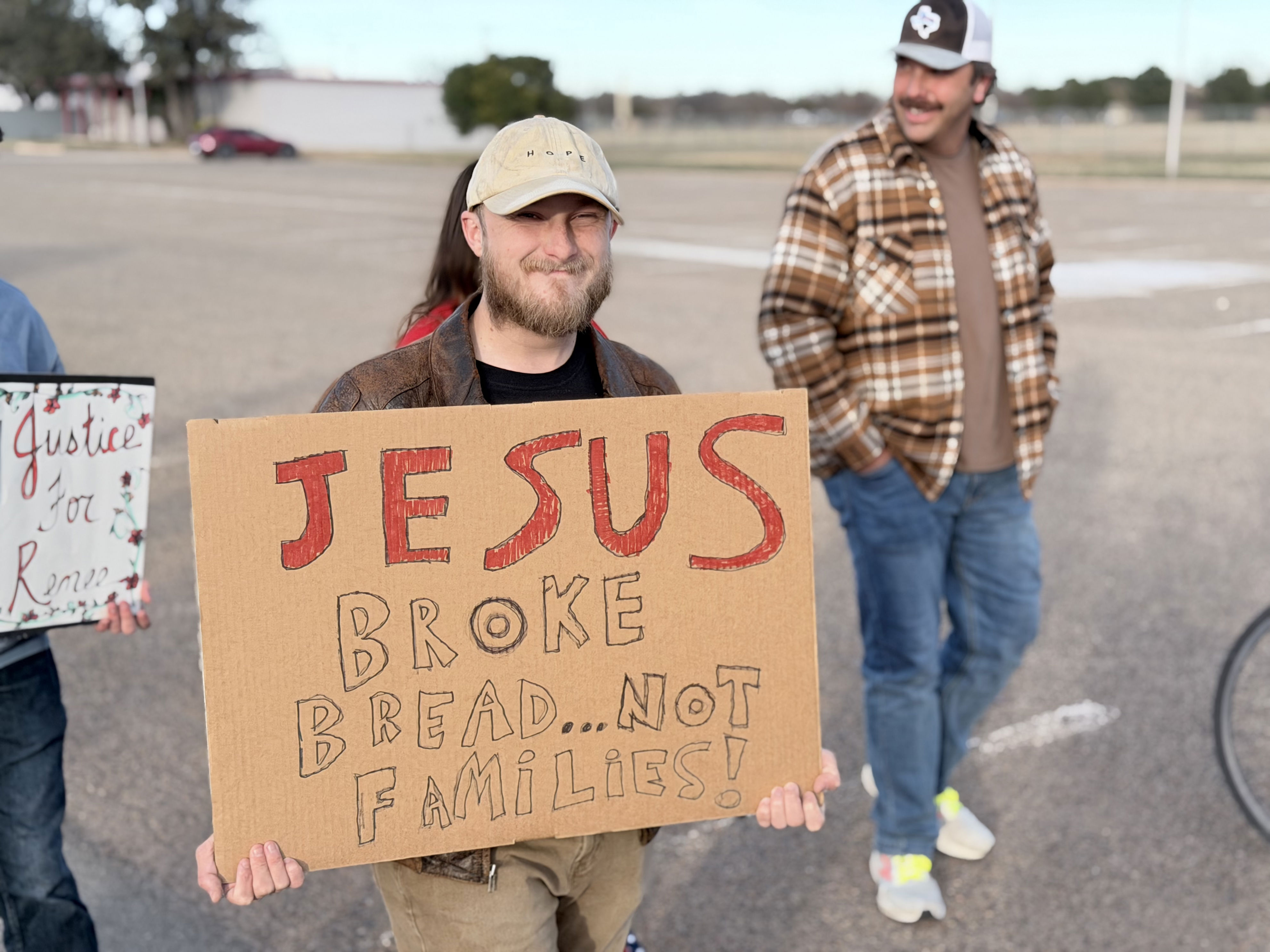 Abilene protesters march, hold vigil in honor of Renee Nicole Good