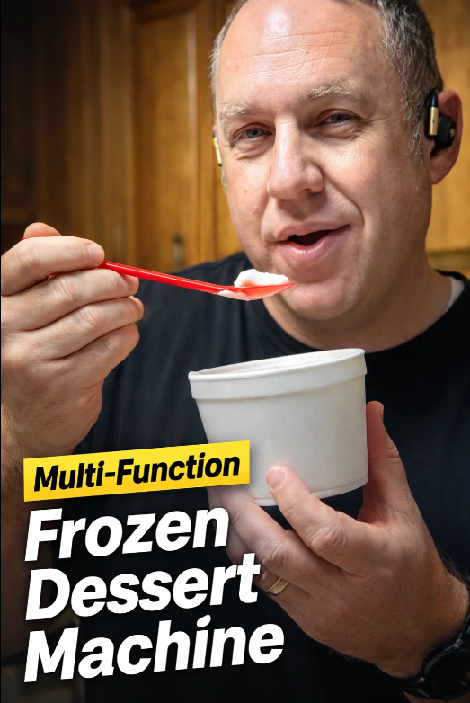 From slushies to ice cream: Multi-function frozen dessert machine