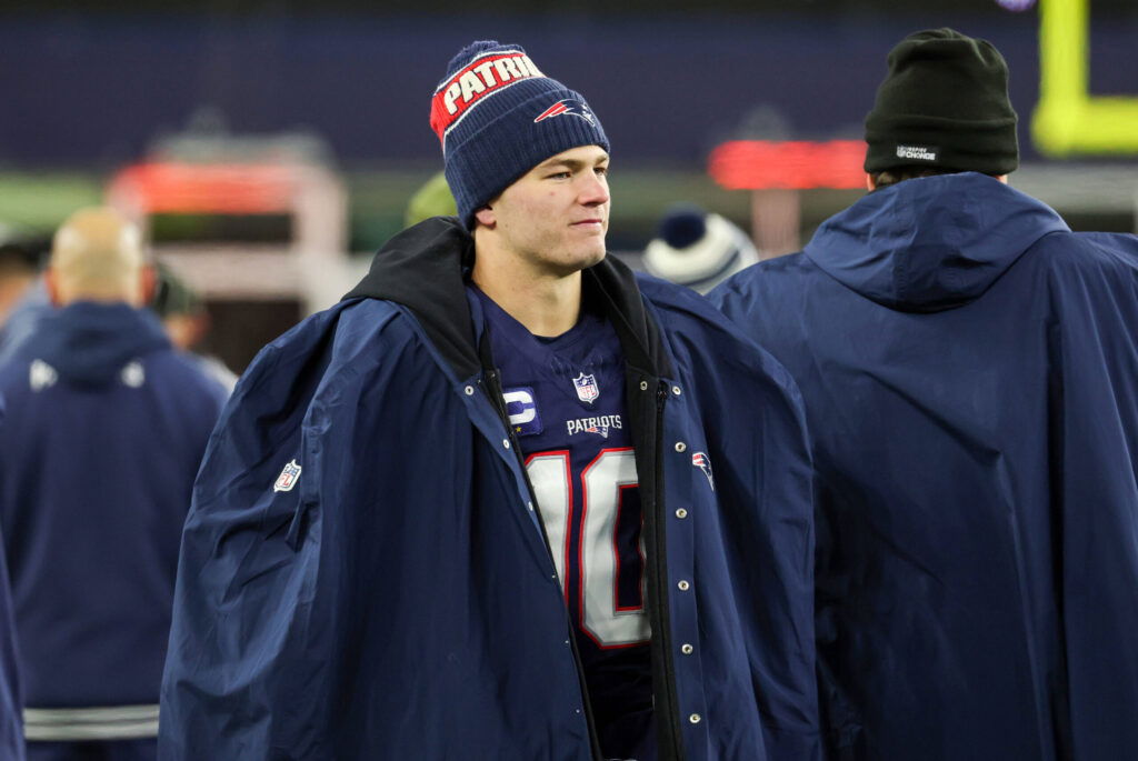 Patriots get one over Chargers during playoffs as Drake Maye continues ...