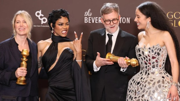 'One Battle After Another,' 'Hamnet' win top awards at Golden Globes ...