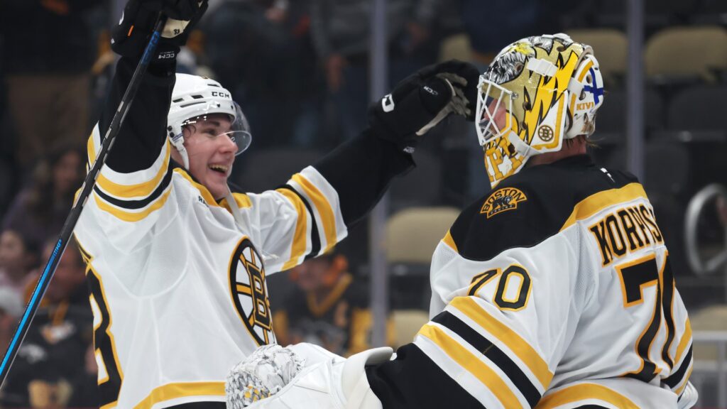 Bruins earn first shutout win of year with backup goalie in net