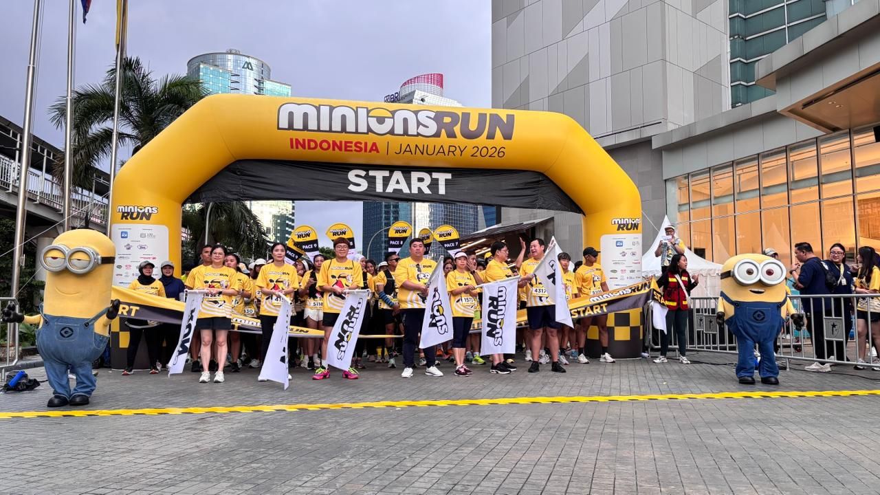Bukan sekadar lari, Minions Run hadirkan keceriaan keluarga di awal tahun