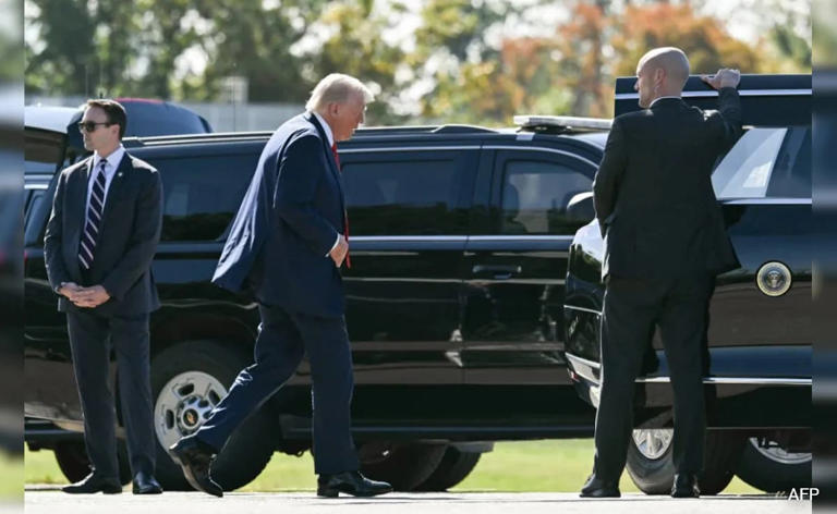 Trump's motorcade rerouted due to 'suspicious object' at Palm Beach Airport