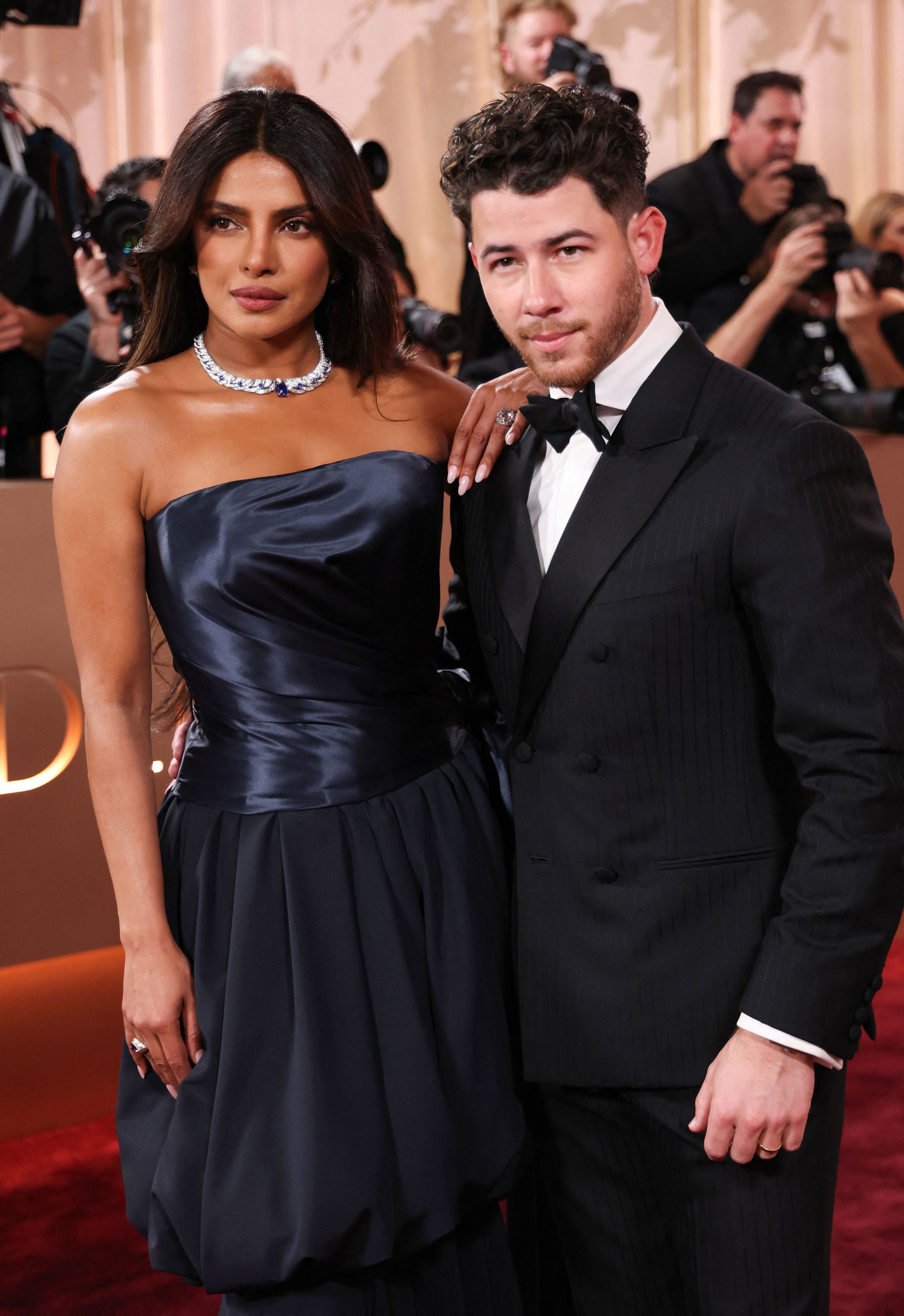 Golden Globes 2026: Priyanka Chopra Jonas stuns as she walks hand in ...