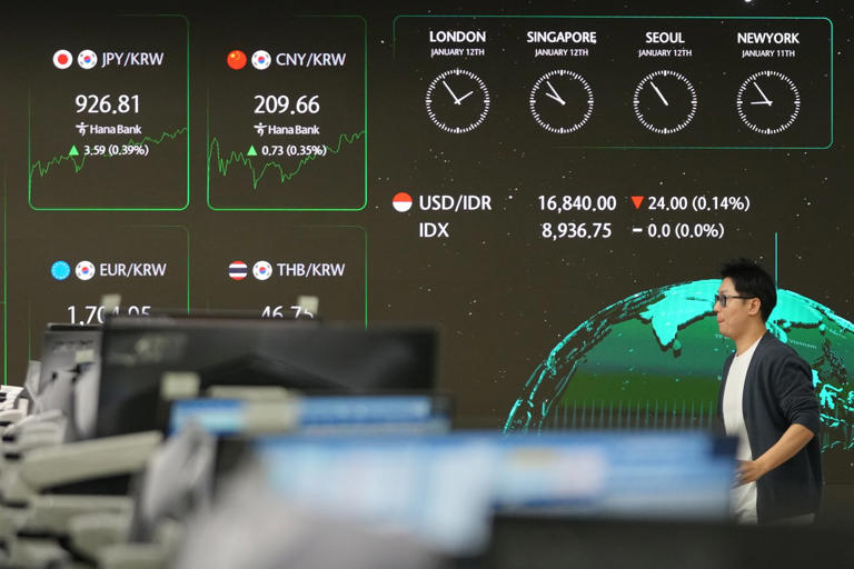 Asian shares mostly rise and Tokyo hits a record, tracking fresh highs ...