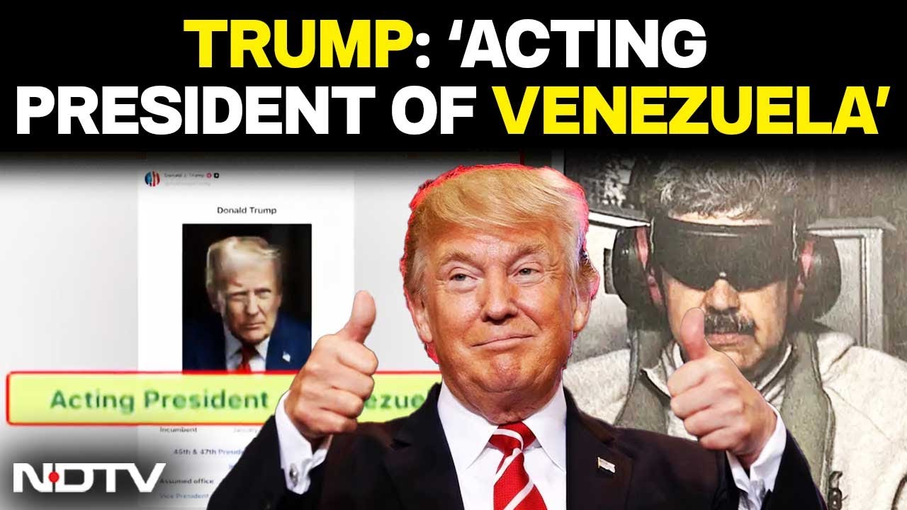 Trump Venezuela president | Trump declares himself as 'acting president ...