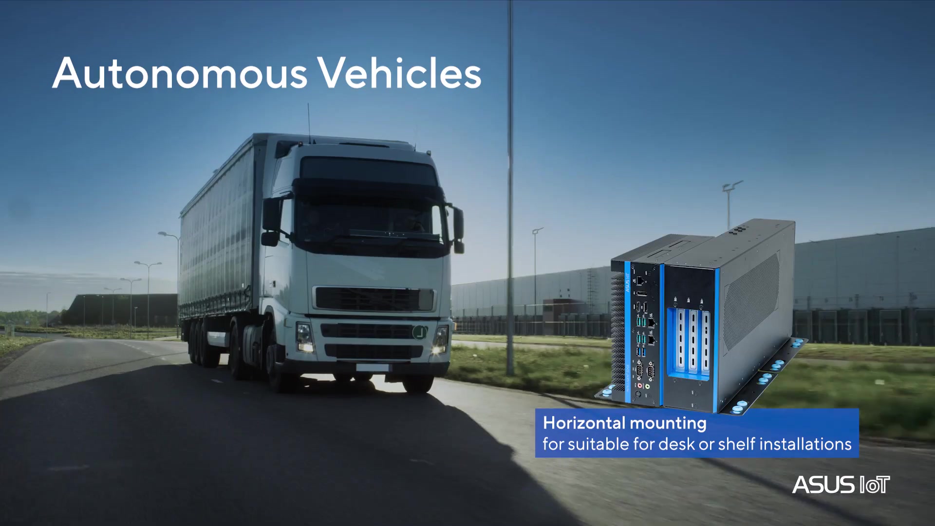 ASUS IoT RUC-1000 rugged-rack edge AI GPU system series standalone power