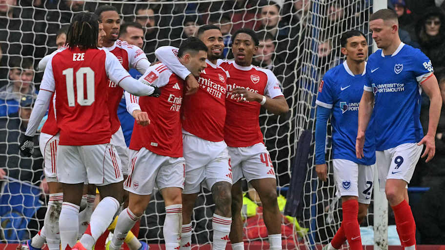 Portsmouth 1-4 Arsenal: Player ratings as Martinelli fires Gunners into ...