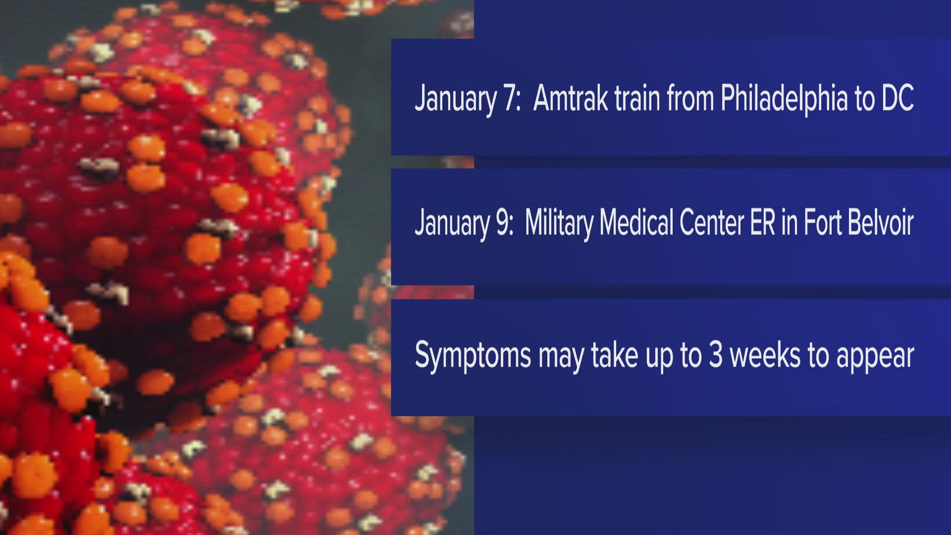 Maryland Department of Health issues measles alert