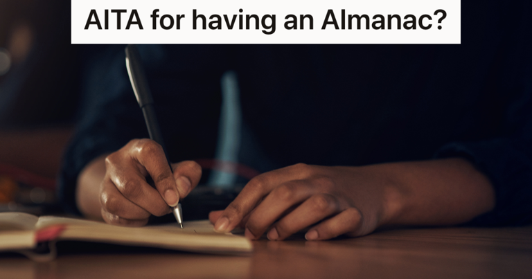 Husband keeps a notebook full of important things his wife tells him ...