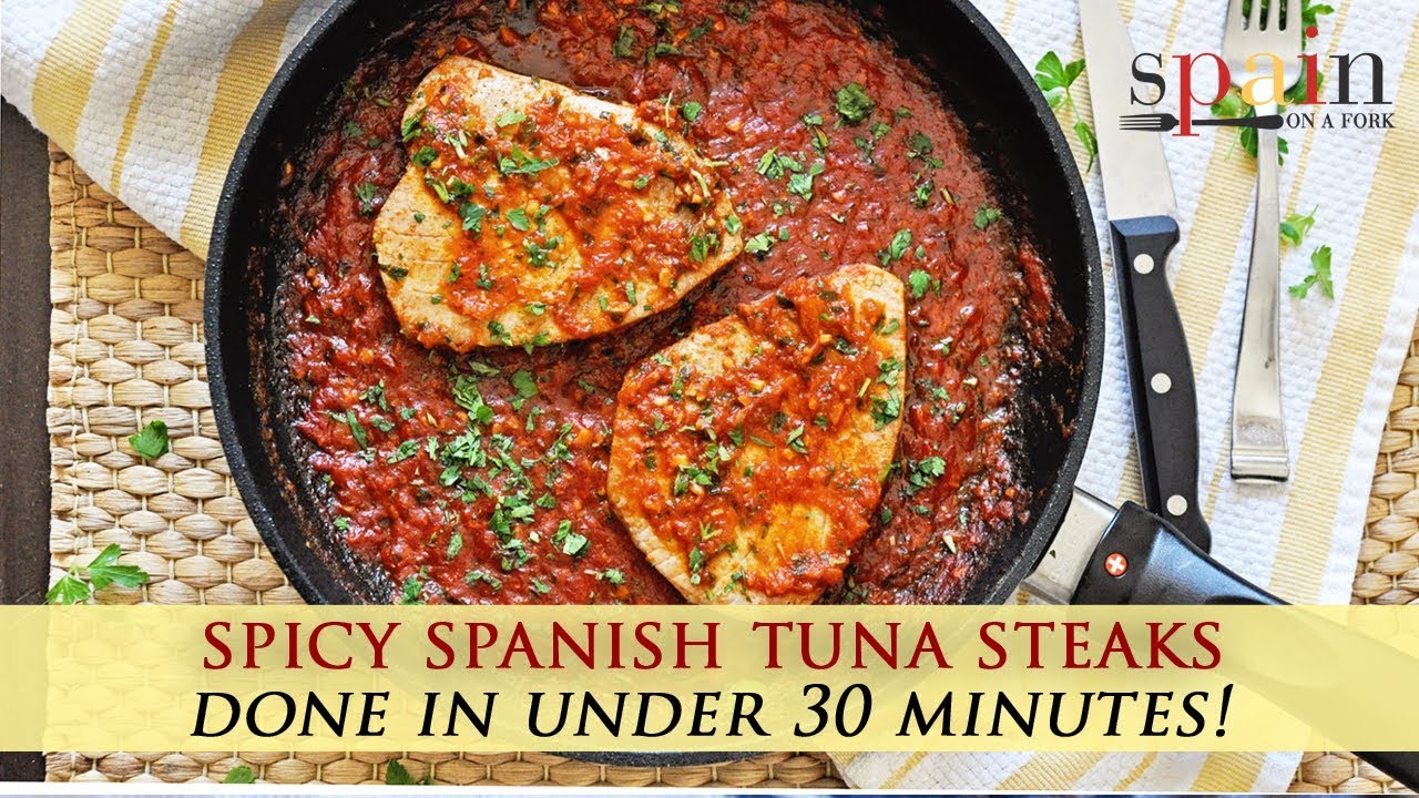 The best Spanish tuna recipe with spicy tomato sauce
