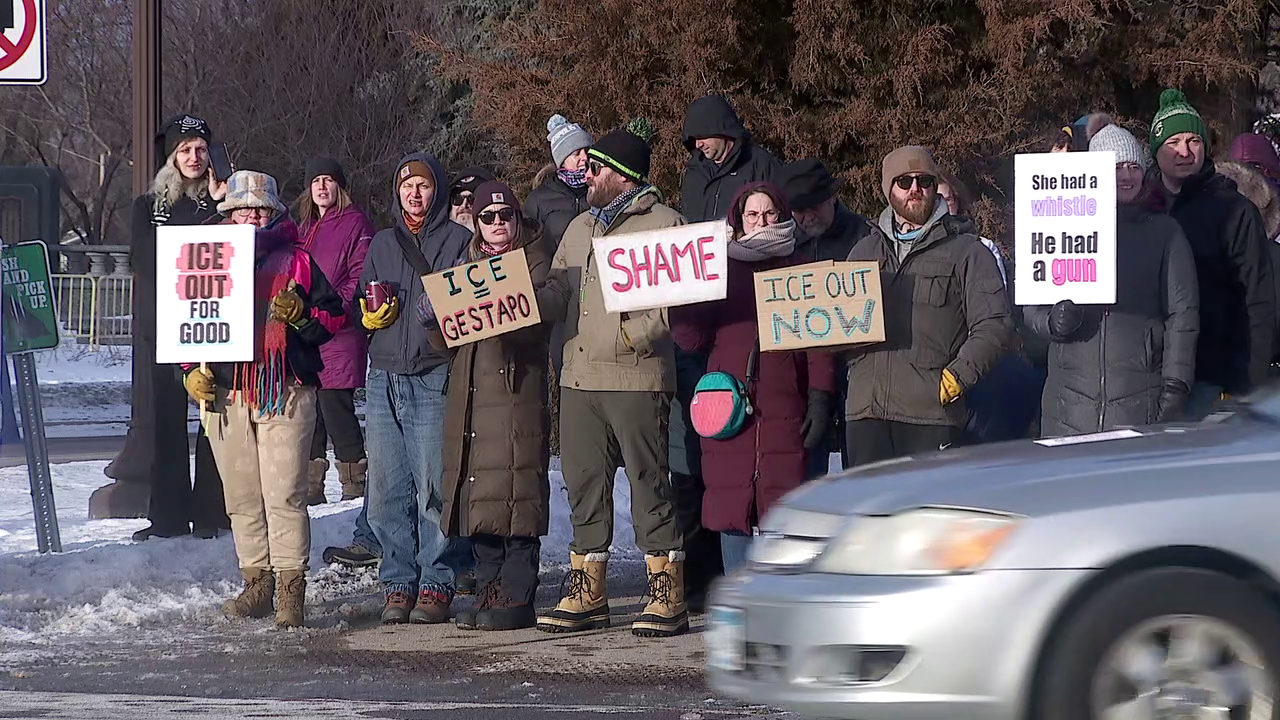 Protesters in Minneapolis call for end to ICE presence