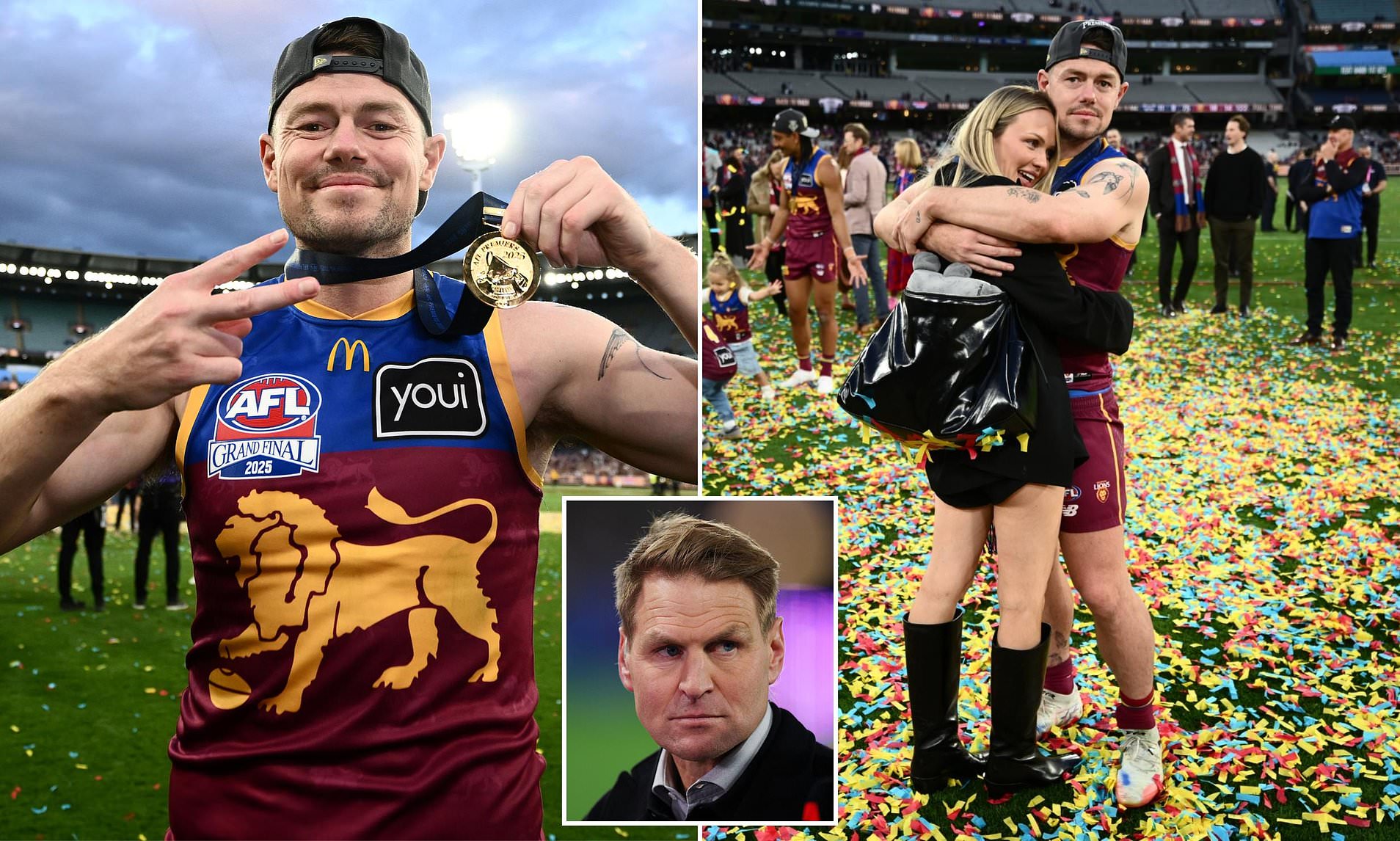 AFL great says Lachie Neale's marriage breakdown drama is a good thing