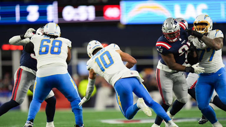 Referee's blatant missed call on Herbert hit to head costs Chargers 6-3 ...