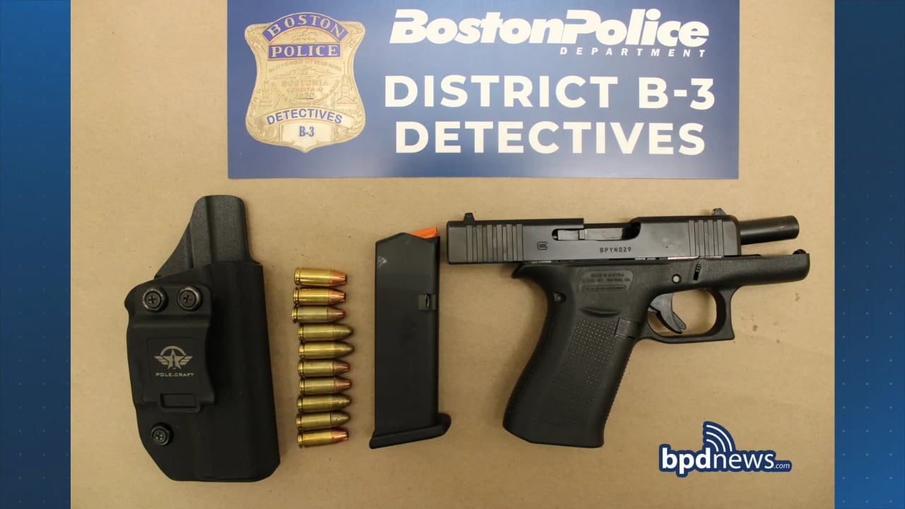 Two people facing firearm charges following traffic stop in Mattapan