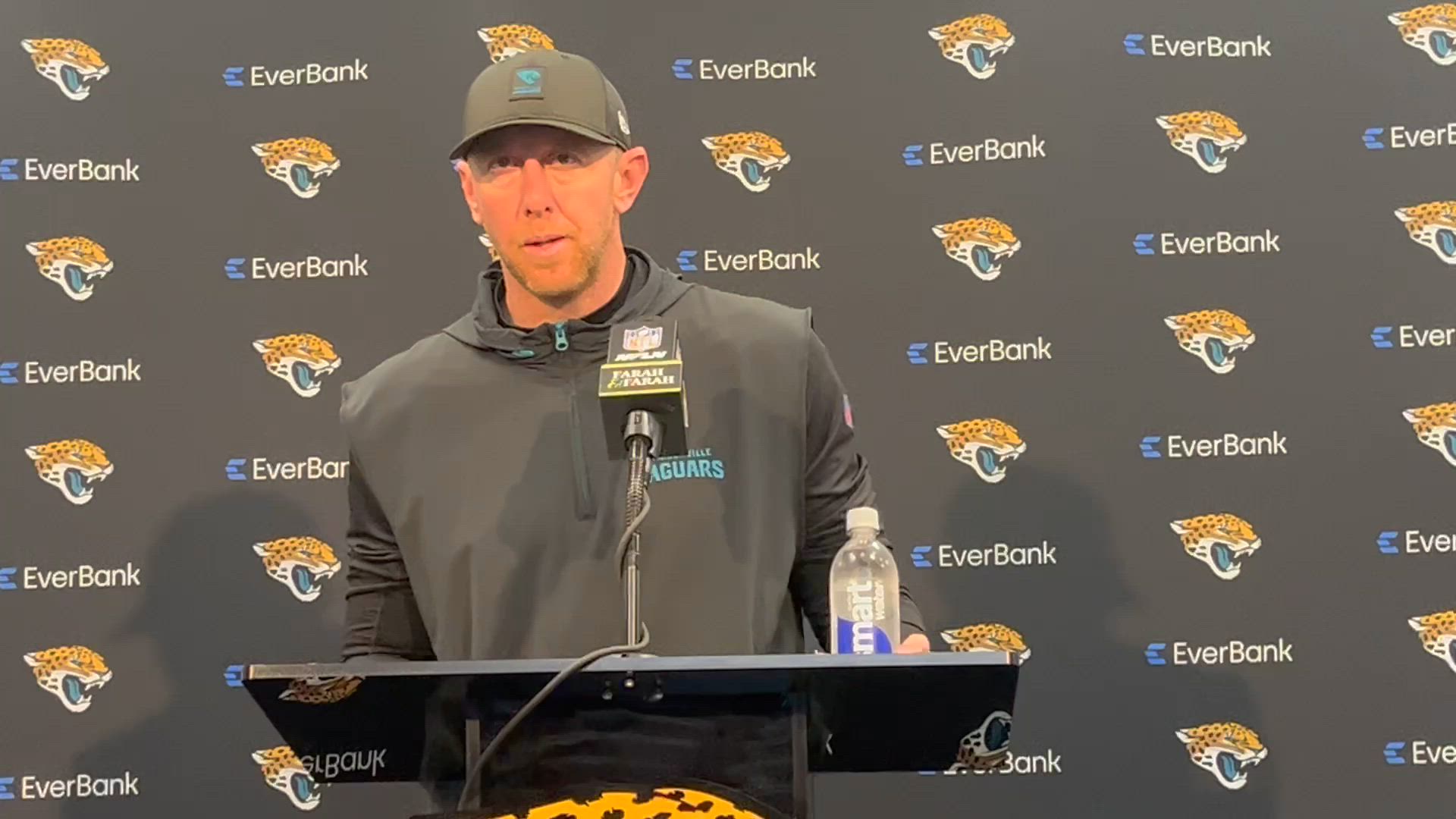 Jacksonville Jaguars head coach Liam Coen on the devastating wildcard ...