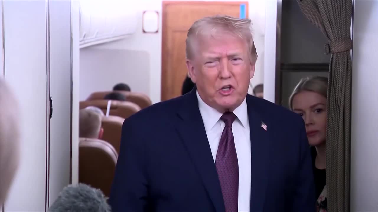 Trump: 'Strong options' on Iran, Musk talks to restore internet