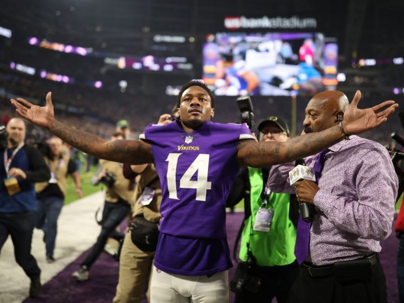 NFL: Stefon Diggs Nachrichten - zwei catches im Wild-Card-Sieg