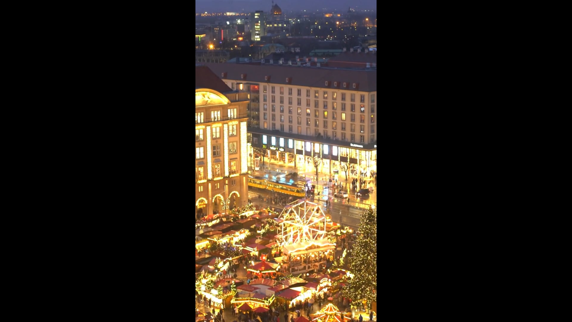 Чудеса с высоты птичьего полета: рождественские ярмарки Германии