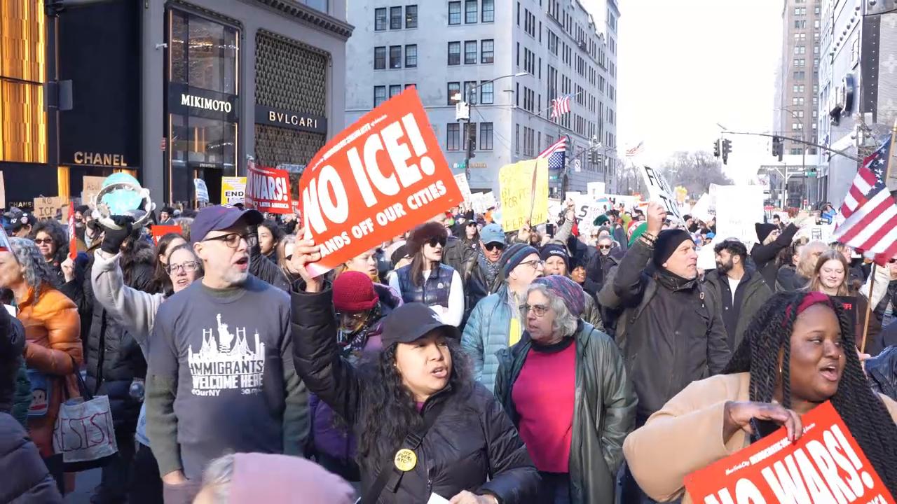 Rally and march against policies of President Trump Administration ...