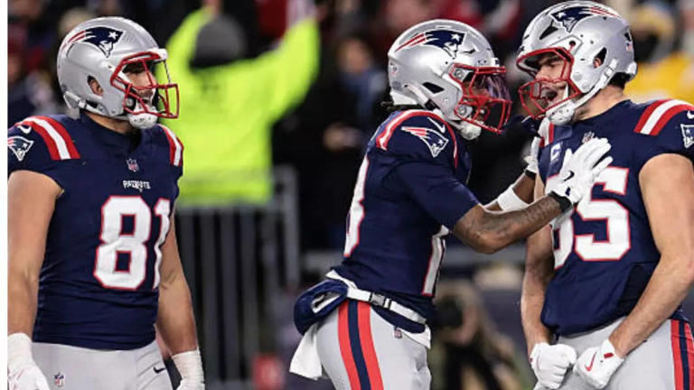 Patriots end seven-year wait with first playoff win since 2019 Super ...