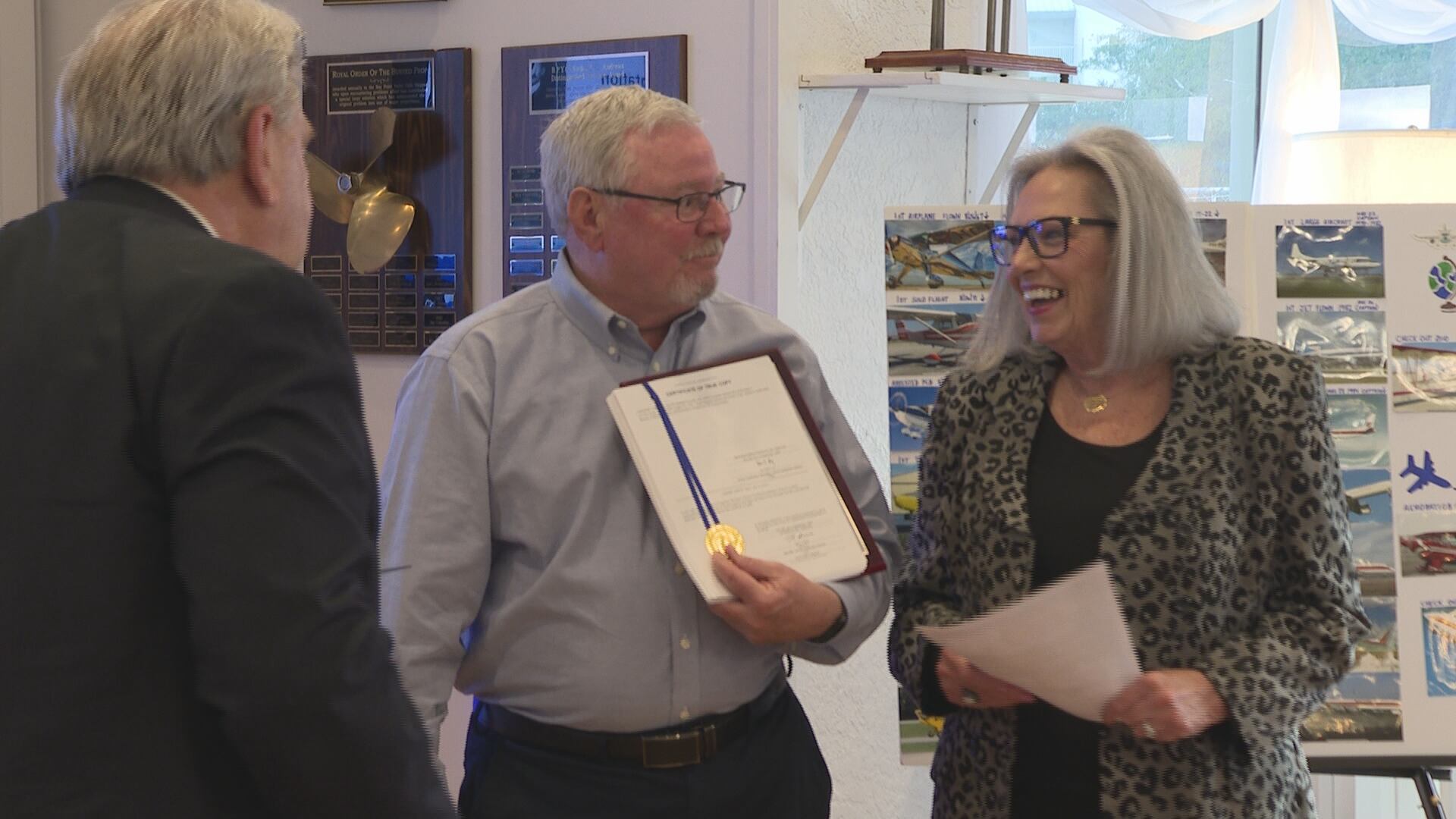 FAA recognizes local pilot for 50 years of flying